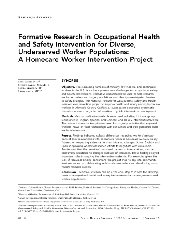 (PDF) Formative research