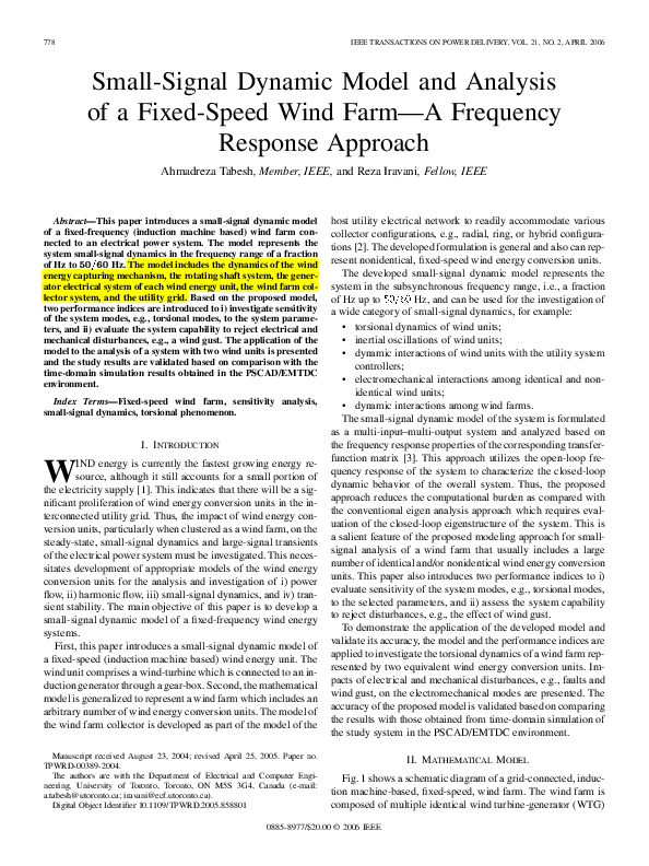 (PDF) Small Signal Dynamic Model and Analysis