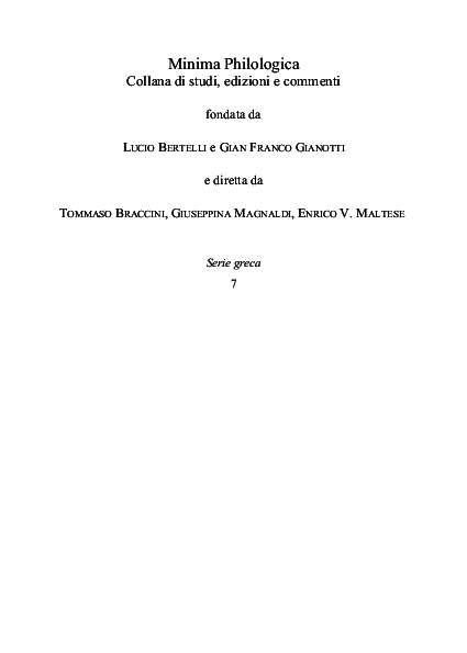 (PDF) Le Storie Babilonesi di Giamblico: una premessa (in Marco Barbero ...
