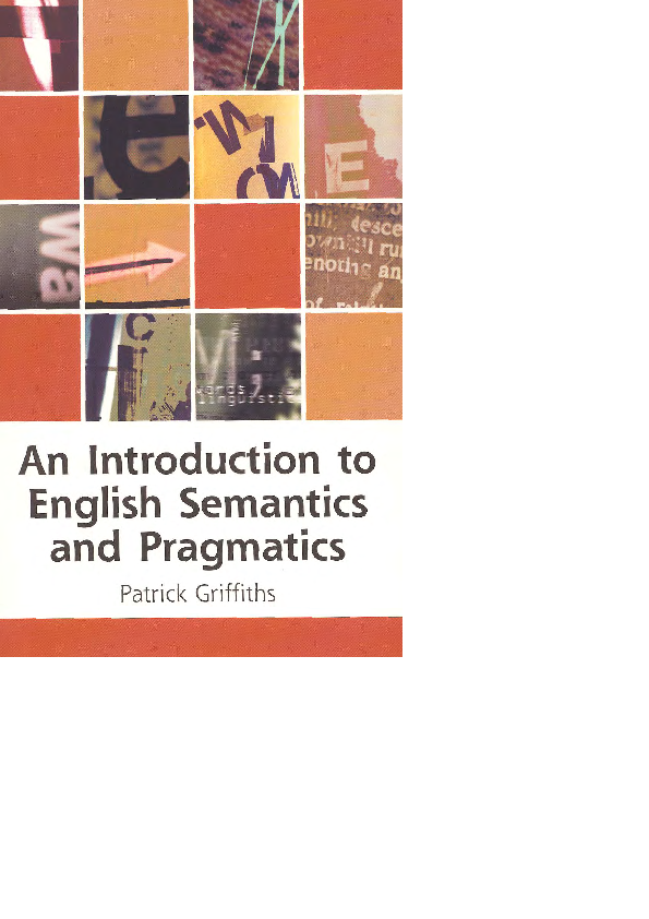 (PDF) An introduction to sematics and pragmatics