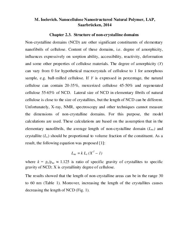 (PDF) Structure of non-crystalline domains