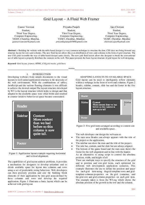 (PDF) Grid Layout – A Fluid Web Framer