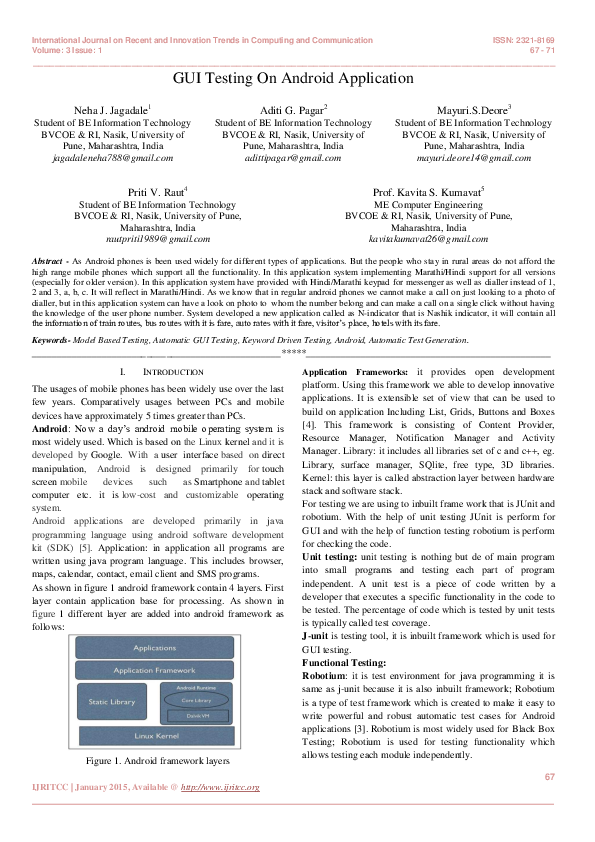 Pdf Gui Testing On Android Application