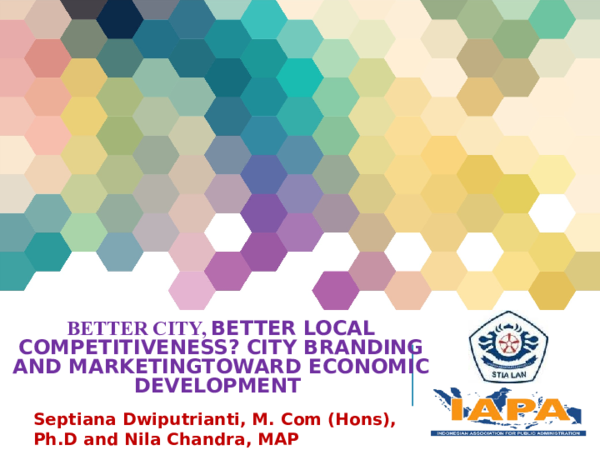 (PPT) PPT Better City, Better Local Competitiveness? City Branding and ...