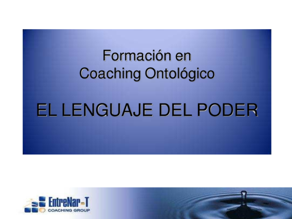 (PDF) Clase Taller 21 EL LENGUAJE DEL PODER