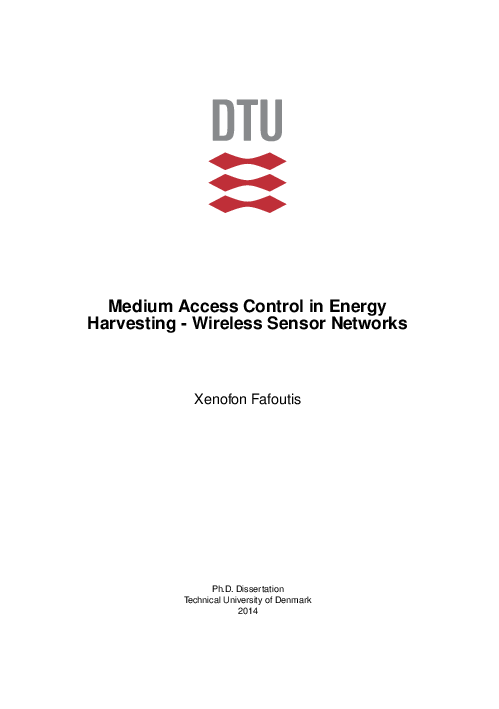 Pdf Medium Access Control In Energy Harvesting Wireless Sensor Networks