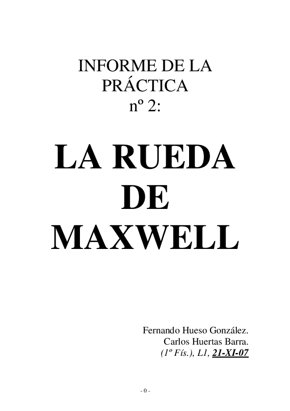 (PDF) La Rueda de Maxwell