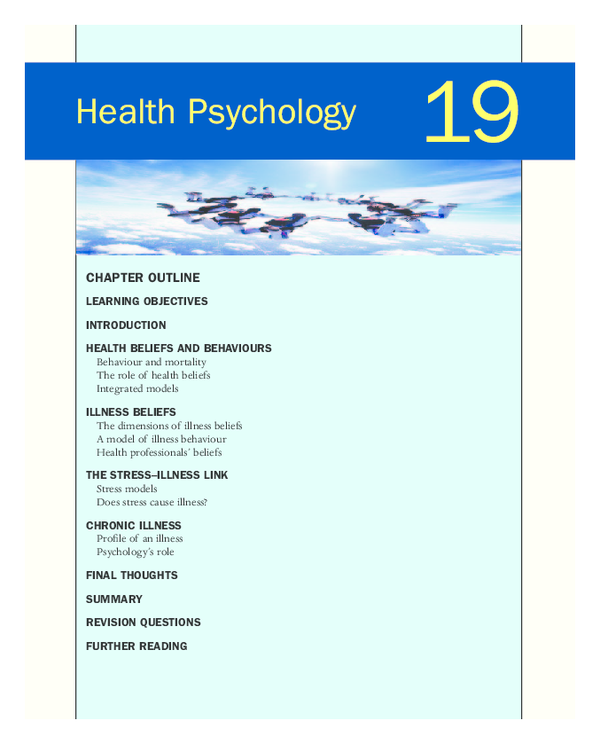 (PDF) Health Psychology