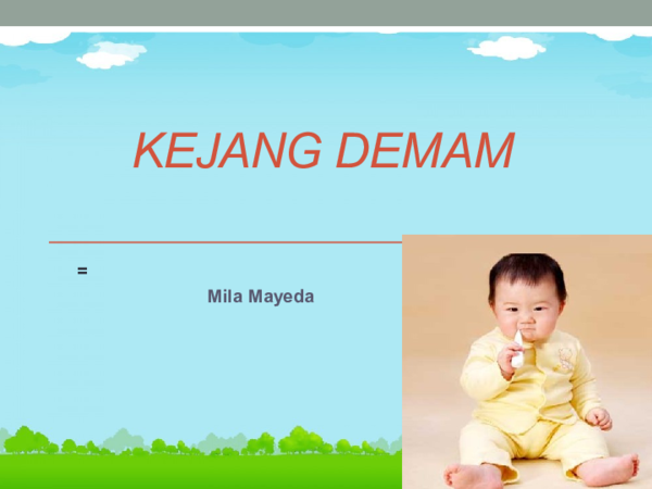 Ppt Kejang Demam Dr