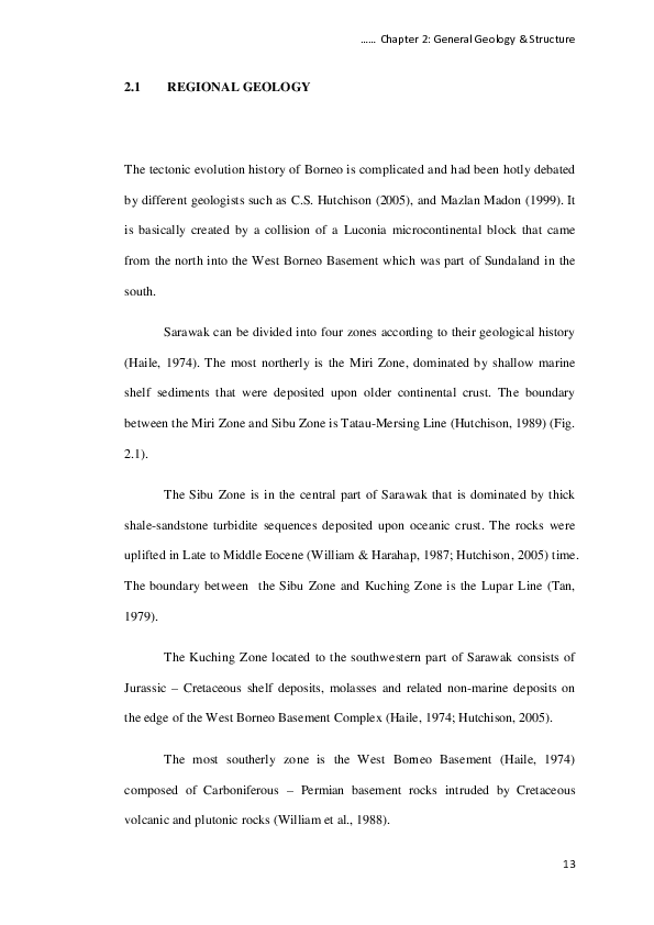(PDF) Chapter 2 General Geology Structure