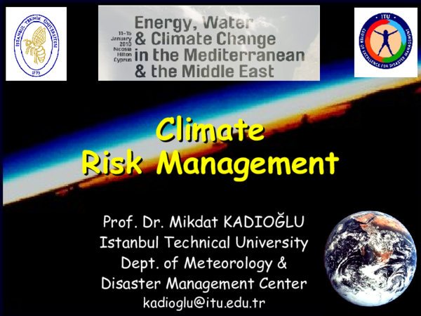 (PPT) Climate Risk Management