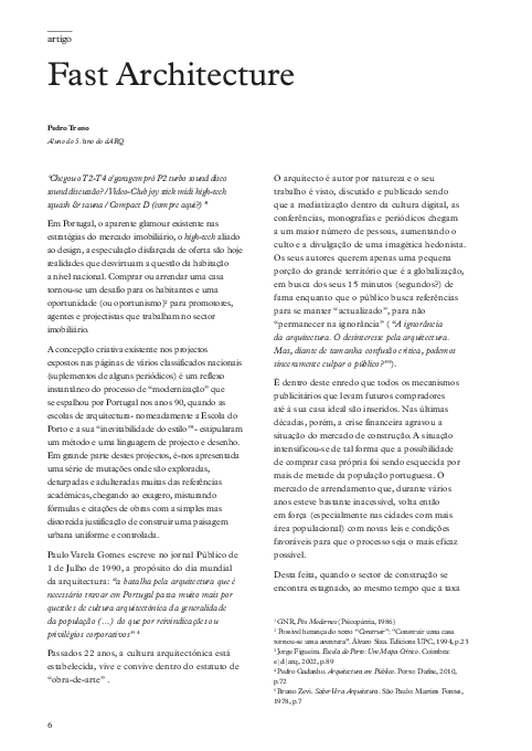 (PDF) Fast Architecture | Pedro Treno - Academia.edu