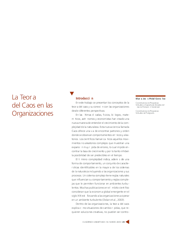 (PDF) TEORIA DEL CAOS