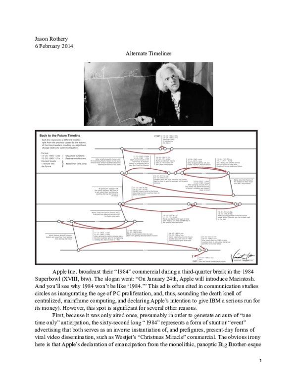 (PDF) Alternate Timelines