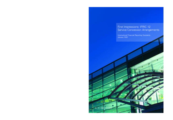 (PDF) First impressions IFRIC 12