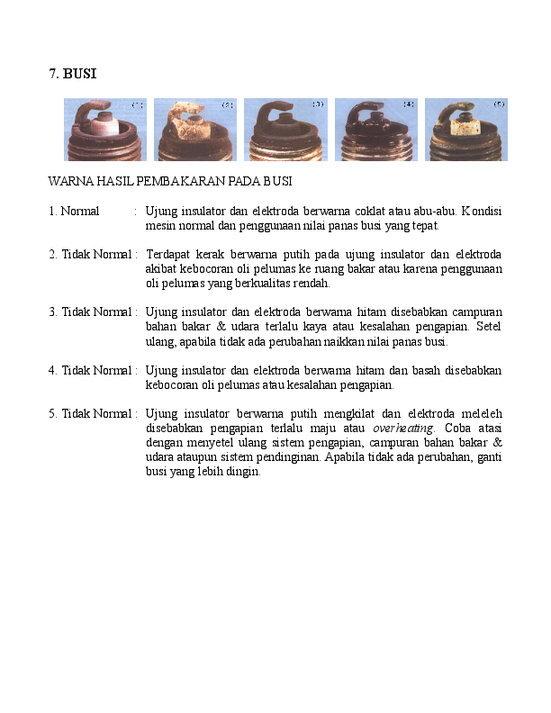 (DOC) warna pembakaran pada busi motor