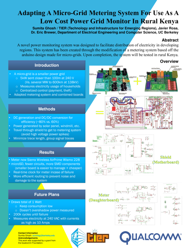 (PDF) Adapting A Micro-Grid Metering System For Use As A Low Cost Power Grid Monitor In Rural Kenya