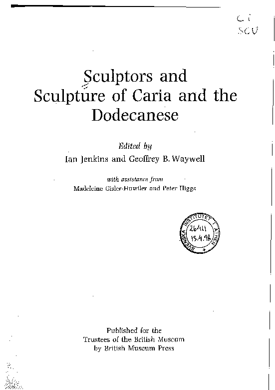 (PDF) the Cnidian Aphrodite