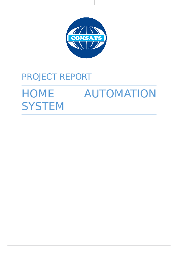 (DOC) Smart Home Automation using Atmega32,HC-05 and Android Smartphone
