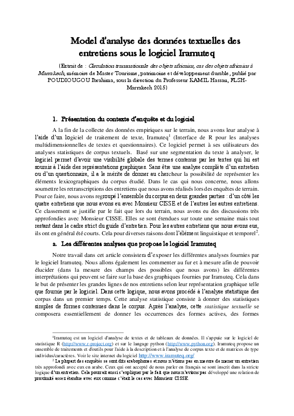 comment faire une analyse textuelle