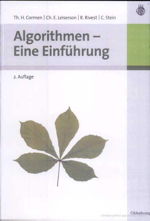 (PDF) Algorithmen- eine Einführung