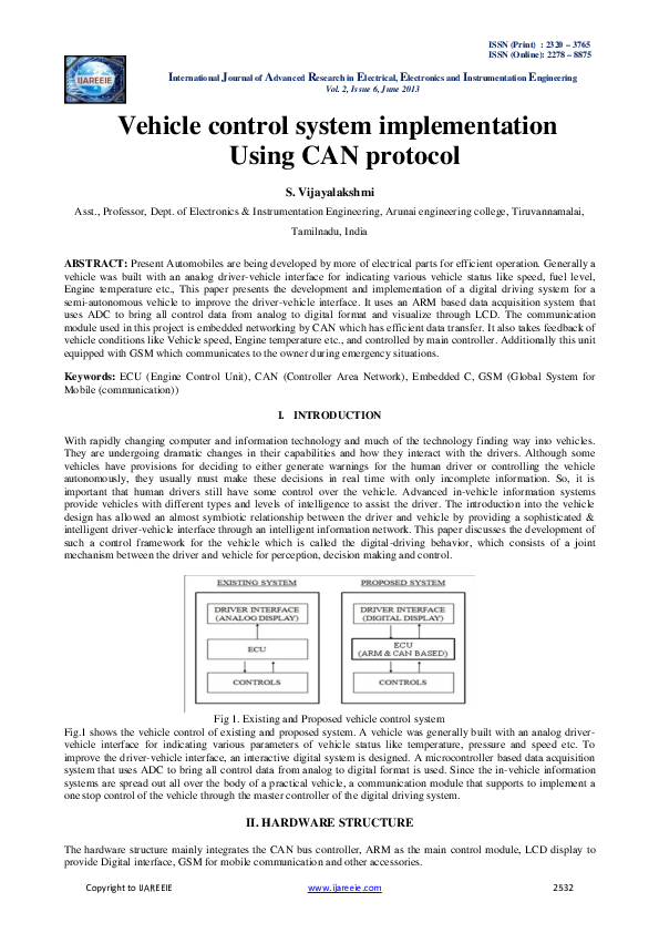 (PDF) 56 Vehicle control