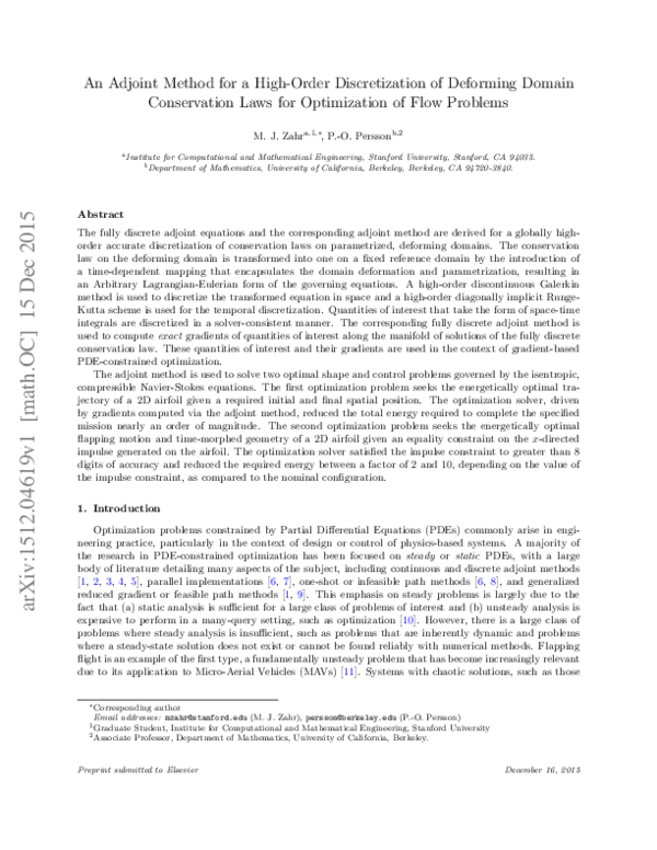 Pdf A Comparison Of Automatic Differentiation And Continuous Sensitivity Analysis For