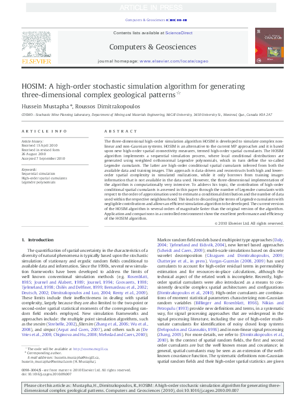 Pdf Hosim A High Order Stochastic Simulation Algorithm For