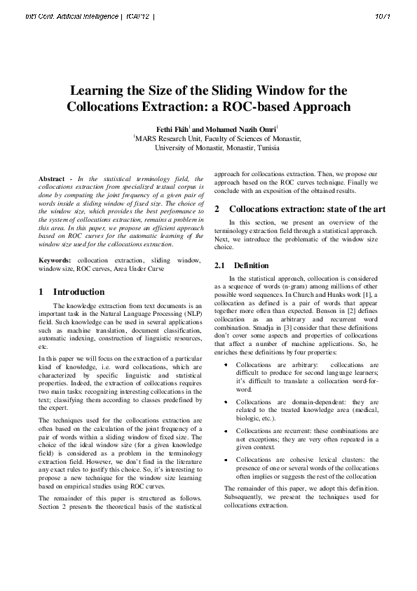 (PDF) Learning the Size of the Sliding Window for the Collocations ...