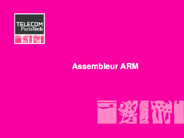 Traduction d'algorithme en langage assembleur ARM
