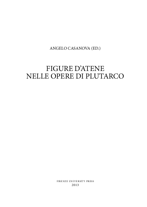 (PDF) The Tragic Actor in Plutarch