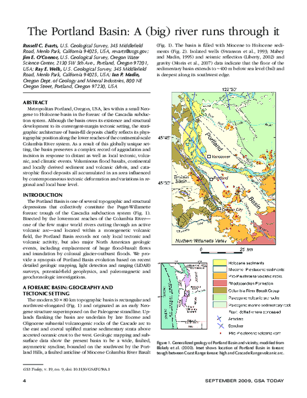 (PDF) The Portland Basin: A (big) river runs through it