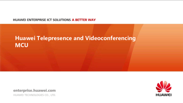 (PDF) HCS Pre sales TP VC 07 Huawei Telepresence and Videoconferencing ...