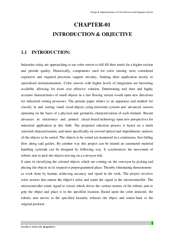 (PDF) Color detector and separator device