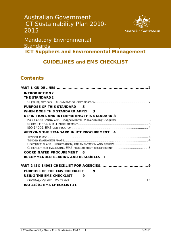 (DOC) EMS = ISO 14001_Guide_Line