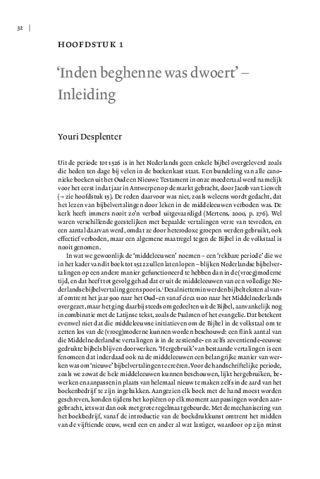 (PDF) 'Inden beghenne was dwoert': inleiding