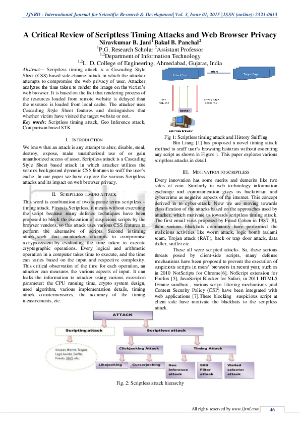 (PDF) A Critical Review of Scriptless Timing Attacks and Web Browser ...