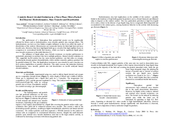 (PDF) Catalytic Benzyl Alcohol Oxidation in a Three Phase Micro-Packed ...
