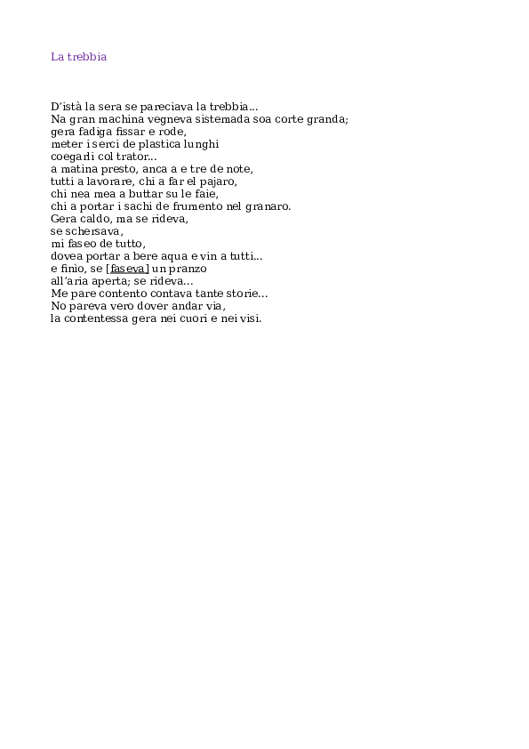 La trebbia | anacleto sabbadin - Academia.edu