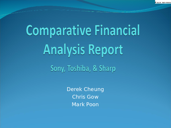 (PPT) Comparative-financial-analysis-report