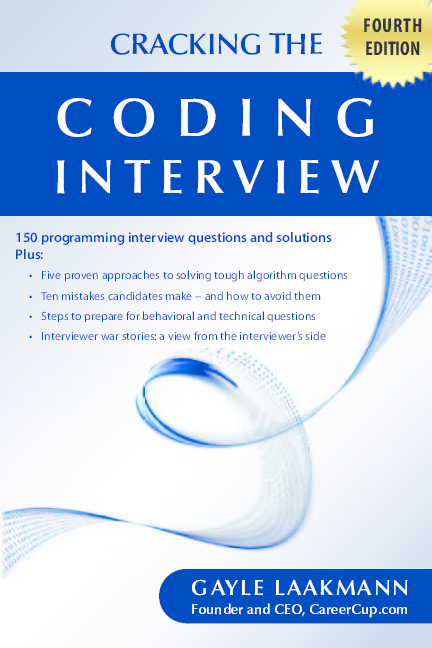 (PDF) Cracking the Coding Interview, 4 Edition: 150 Programming ...