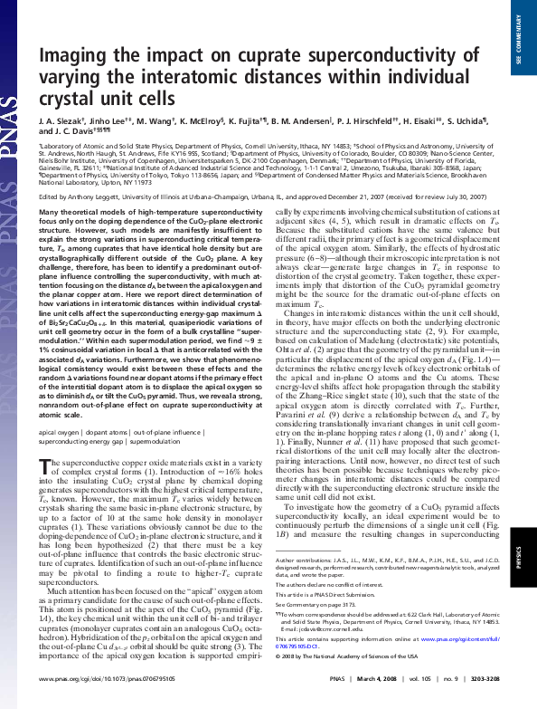 (PDF) Imaging the impact on cuprate superconductivity of varying the ...