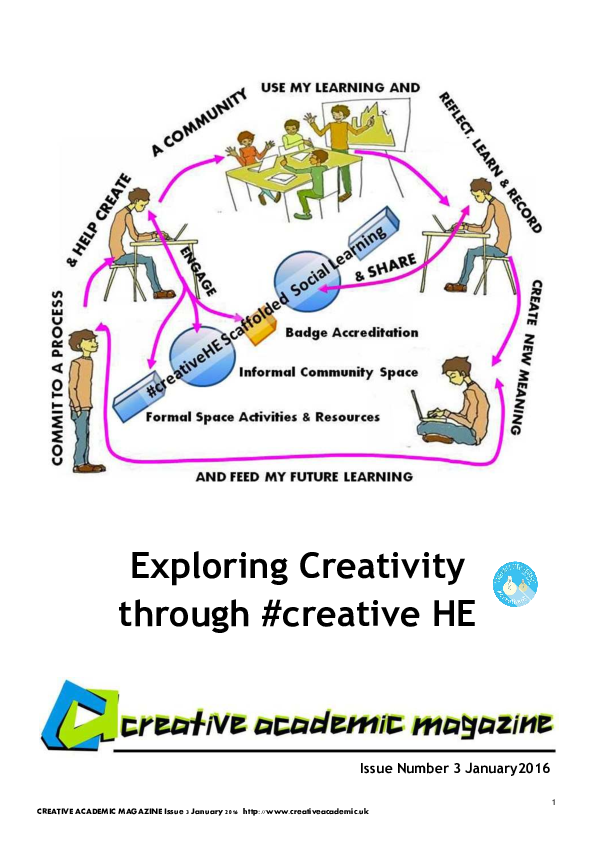 (PDF) Exploring Creativity through #creativeHE online course