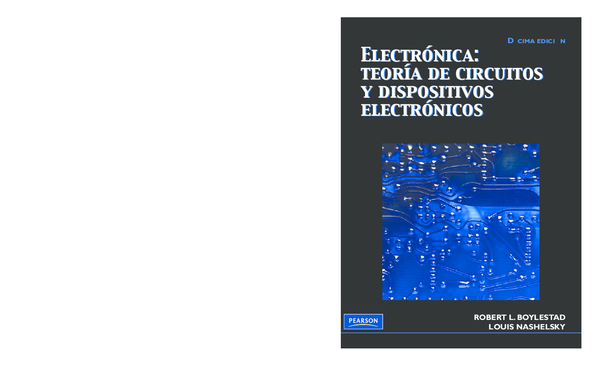 (PDF) Electronica: Teoria de Circuitos y Dispositivos Electronicos