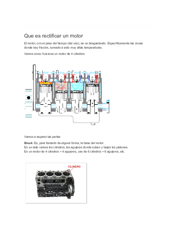 (DOC) Que es rectificar un motor