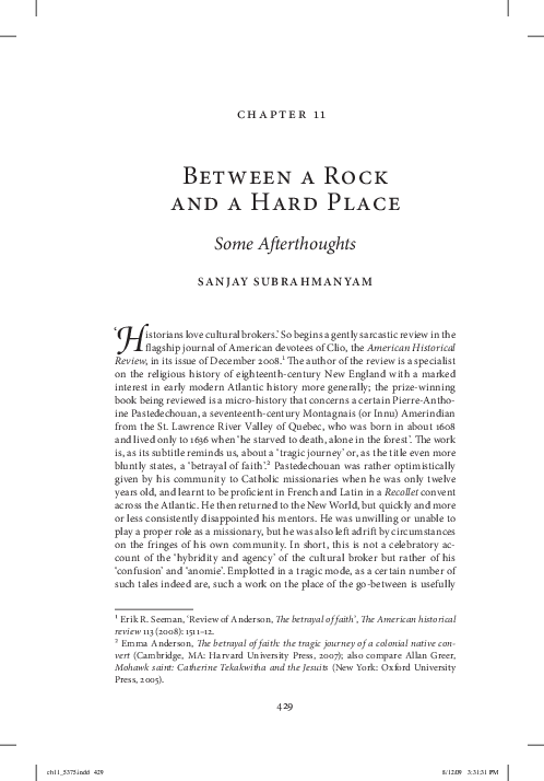 Between a Rock and a Hard Place