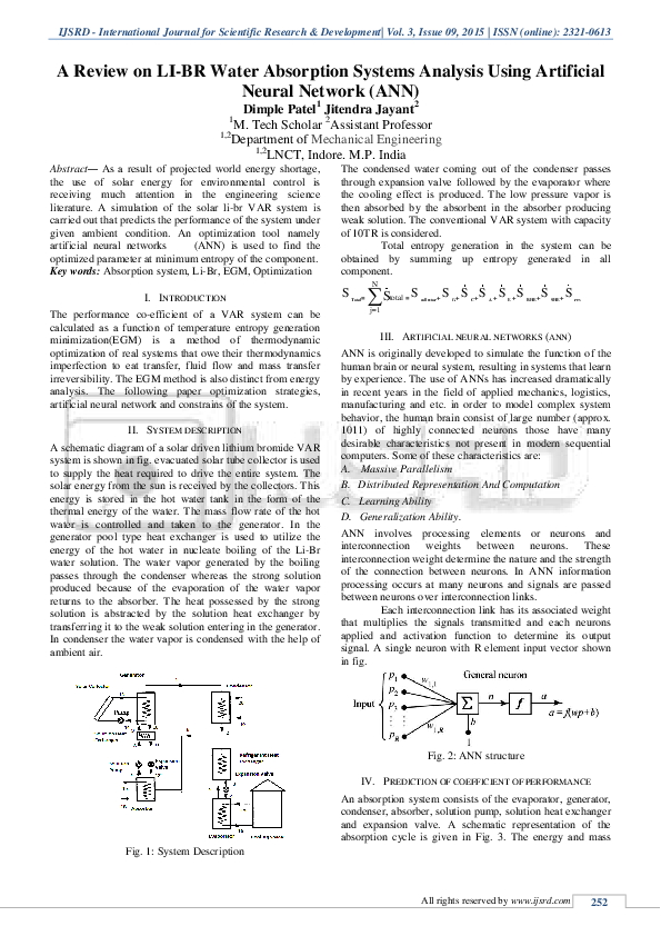 (PDF) A Review on LI-BR Water Absorption Systems Analysis Using ...