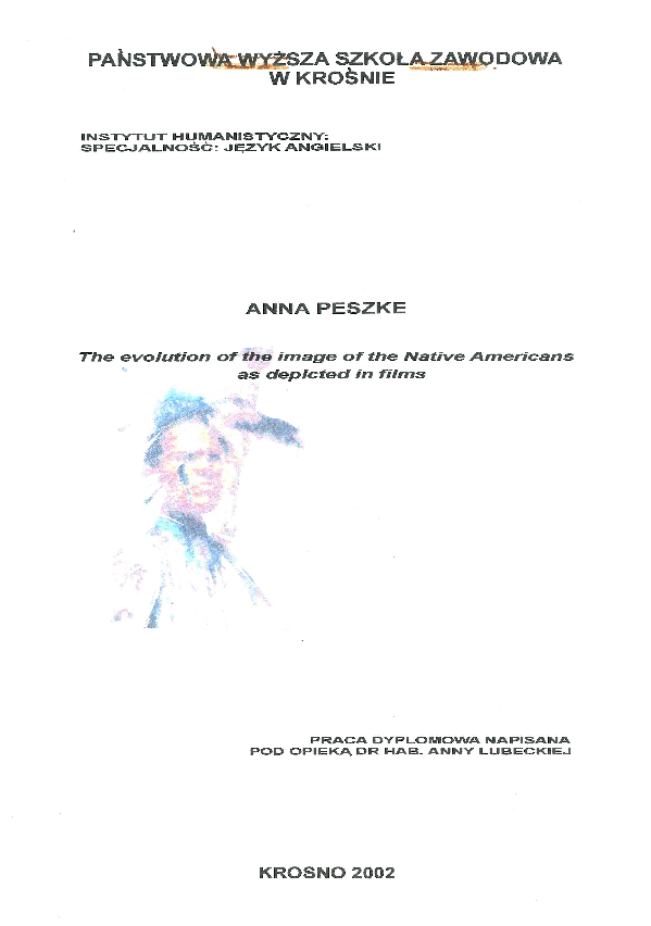 (PDF) The Evolution of the Image of the Native Americans as Depicted in ...