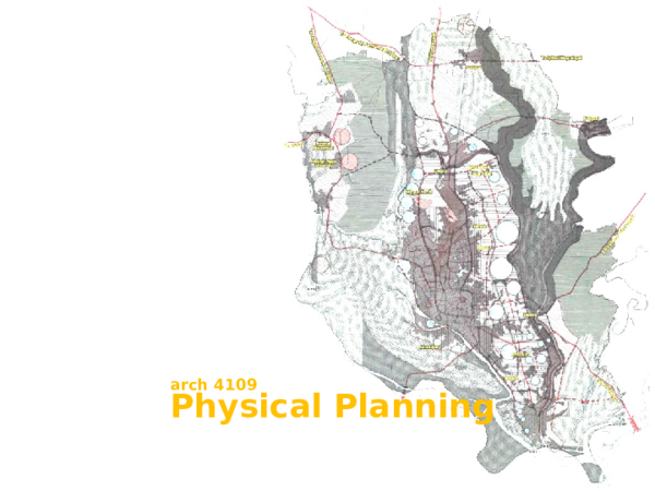 (PPT) Physical Planning 01