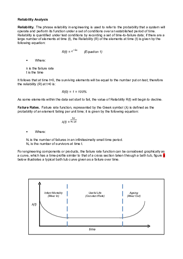 (DOC) Reliability Analysis